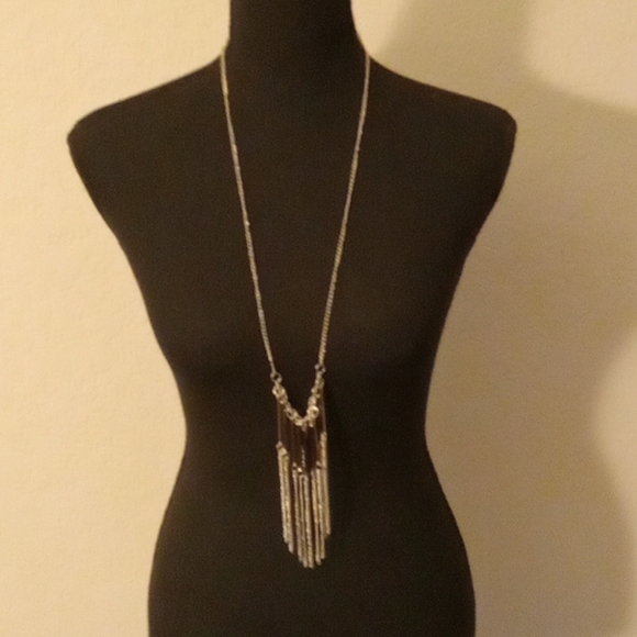 Jewelry | Silver Multi Chain Necklace Bottom | Poshmark